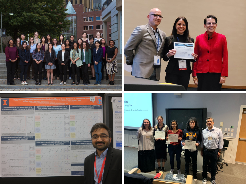 ChBE Graduate students win poster awards at various conferences ...